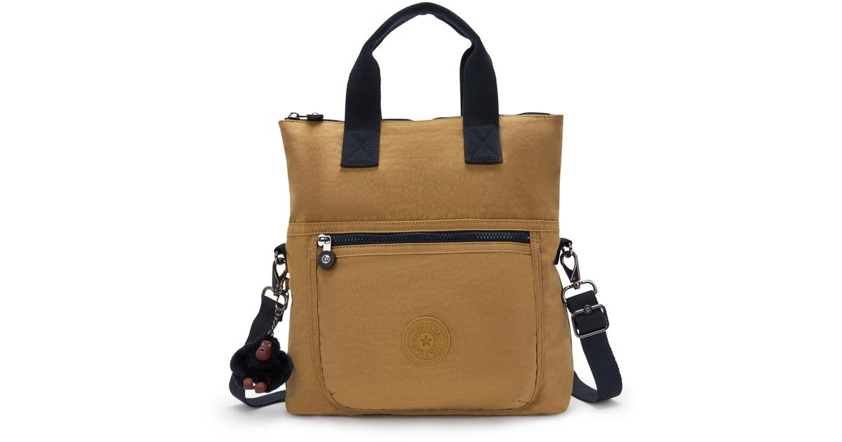 Kipling Eleva Crossbody in Brown | Lyst