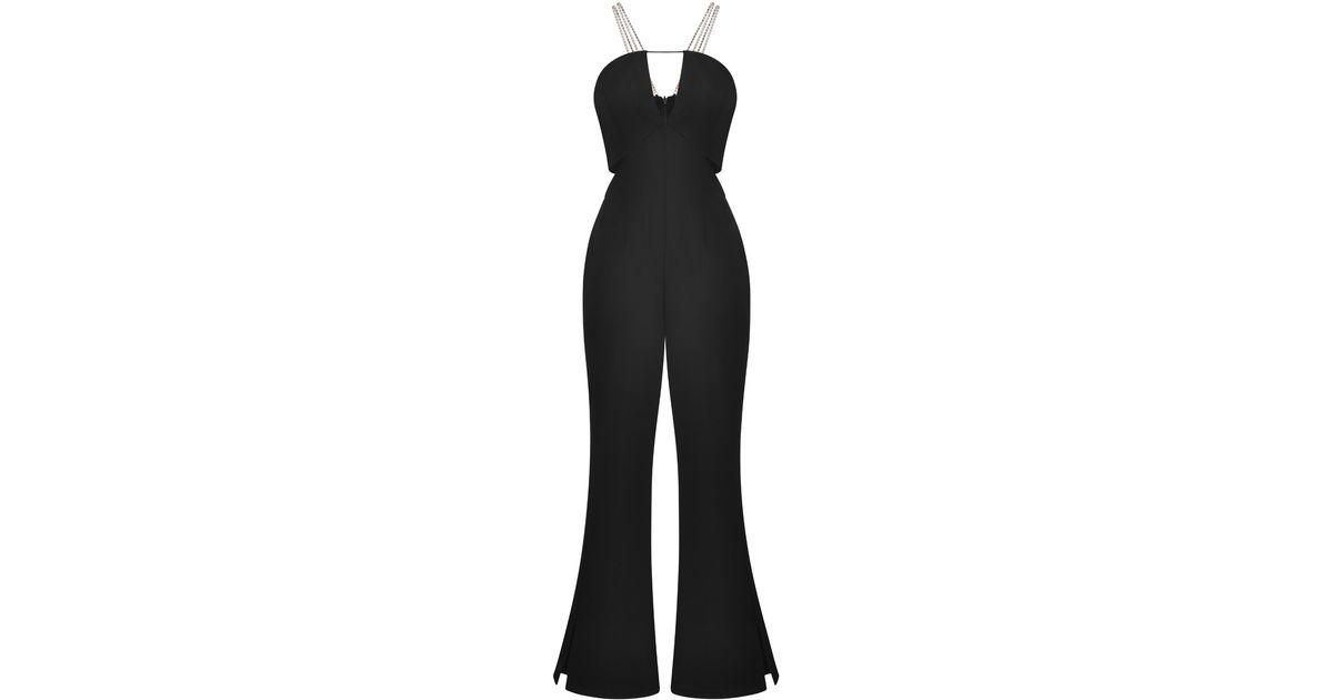 Amy Lynn Hurley Black Wide Leg Jumpsuit - Lyst