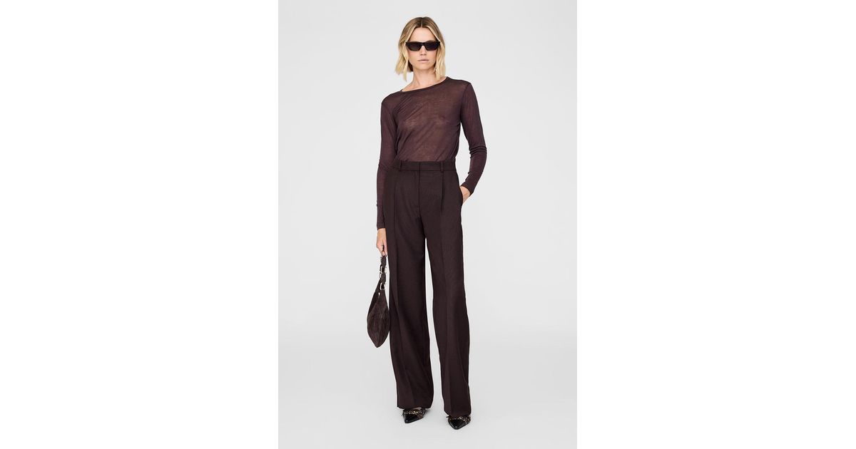 Anine Bing Trent Trouser | Lyst UK