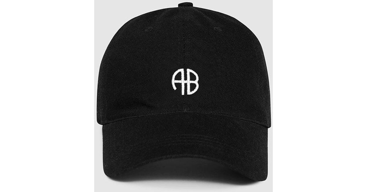 Anine Bing Jeremy Baseball Cap Ab in Black | Lyst UK