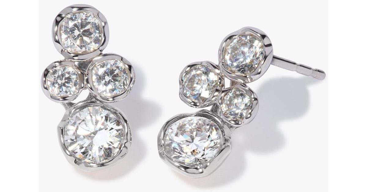 Annoushka Whoopsie Daisy Constellation Stud Earrings in White | Lyst UK