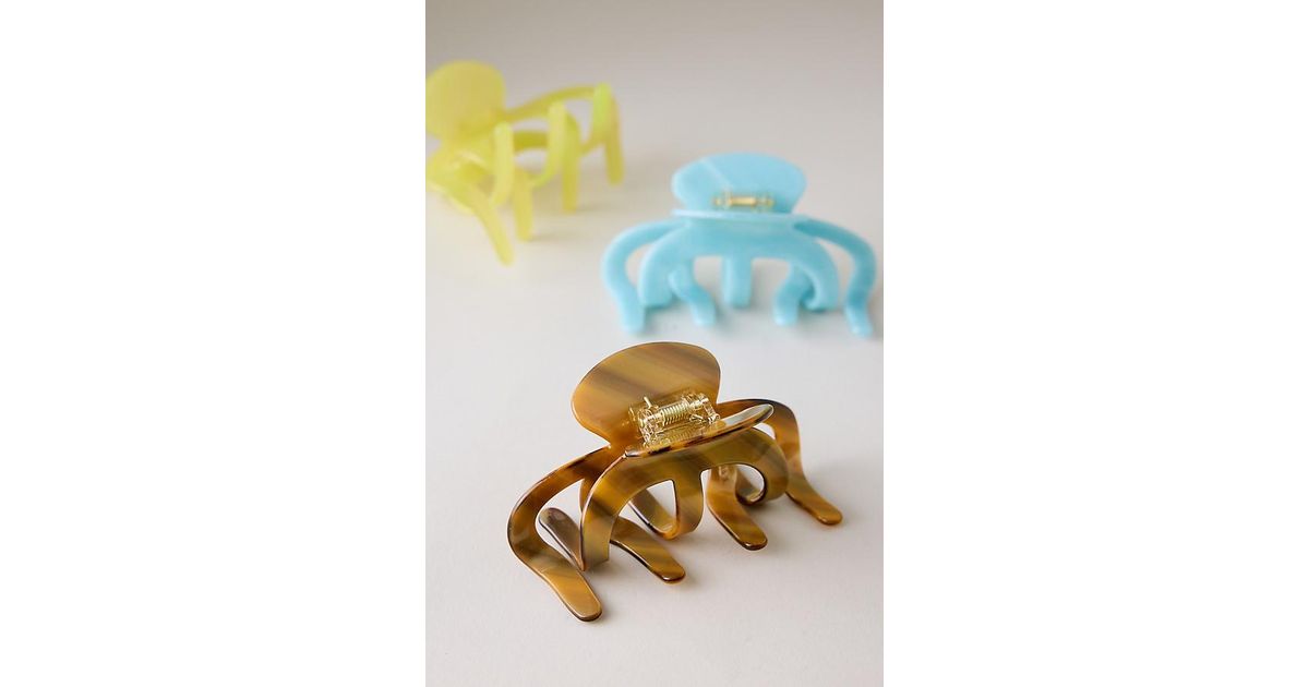 Anthropologie Assorted Resin Claw Clips, Set Of 3 in Blue | Lyst UK