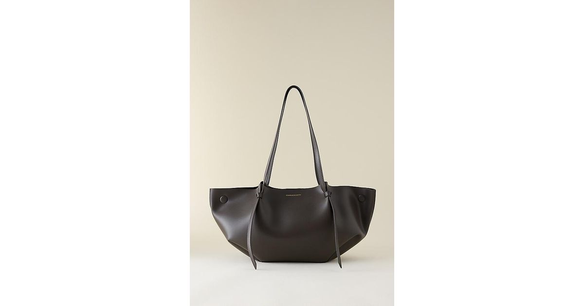 Charles & Keith Calla Tote Bag in Natural | Lyst UK