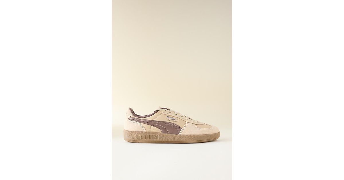 PUMA Palermo Trainers in Natural | Lyst UK