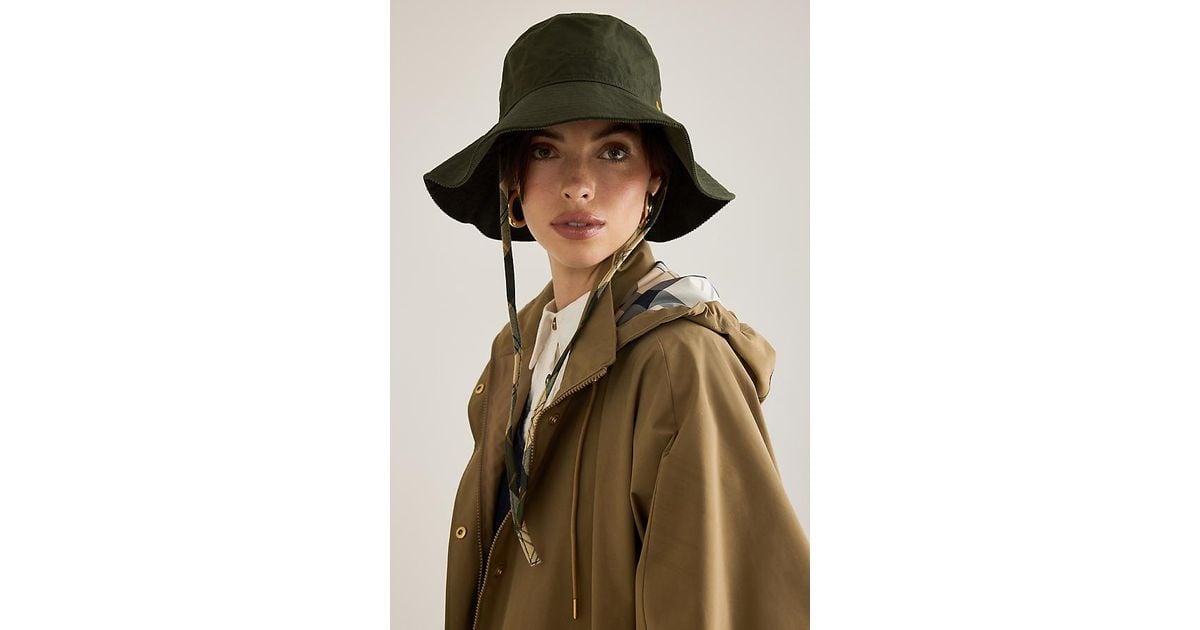Barbour Mya Bucket Hat in Brown | Lyst UK