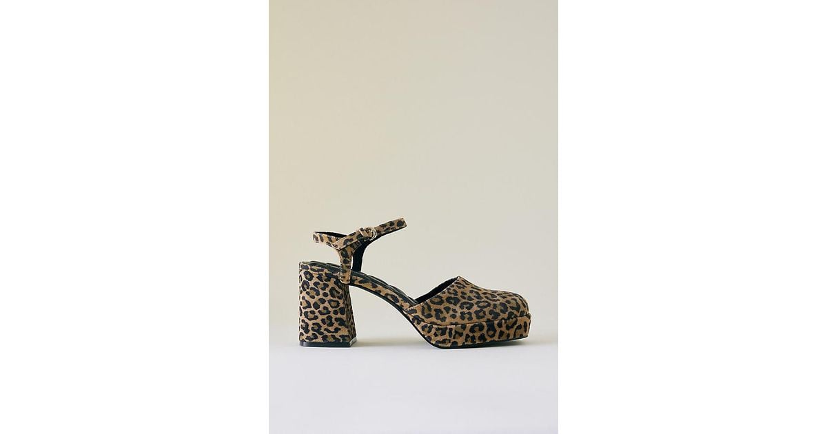 Kelsi Dagger Brooklyn Edna Leopard Platform Heels | Lyst UK