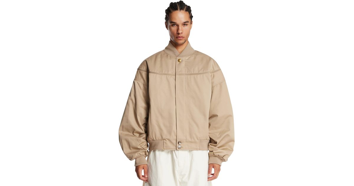 Willy Chavarria Gas Station Jacket in Natural for Men | Lyst UK