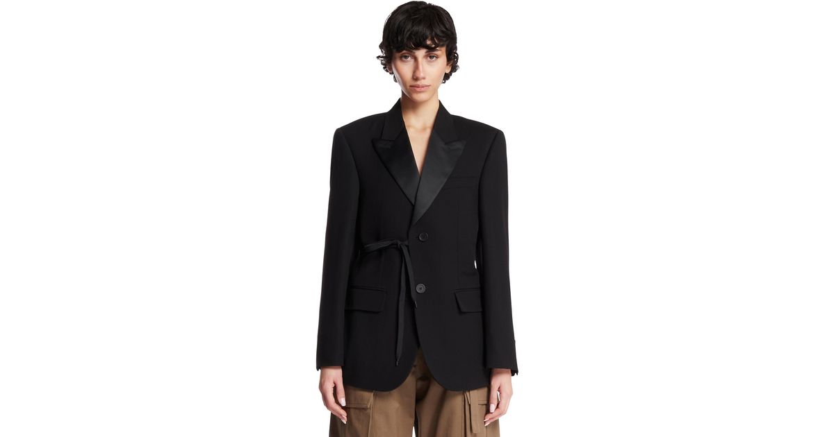 Balenciaga String Blazer in Black | Lyst UK
