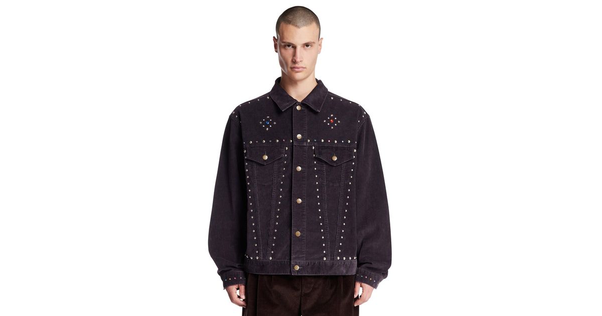 Needles Studded Jacket in Blue for Men | Lyst UK