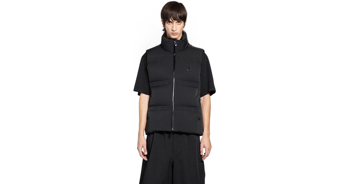 Moncler Genius Asap Rocky Sparky Short Down Vest in Black for Men | Lyst