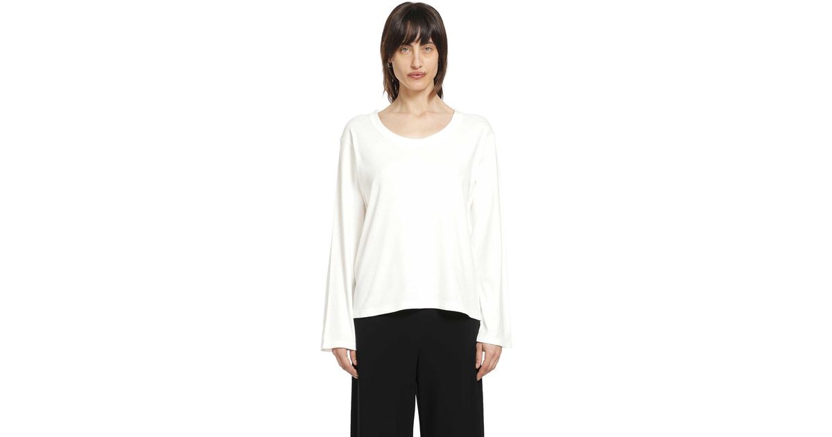 The Row Elfrida Top in White | Lyst UK
