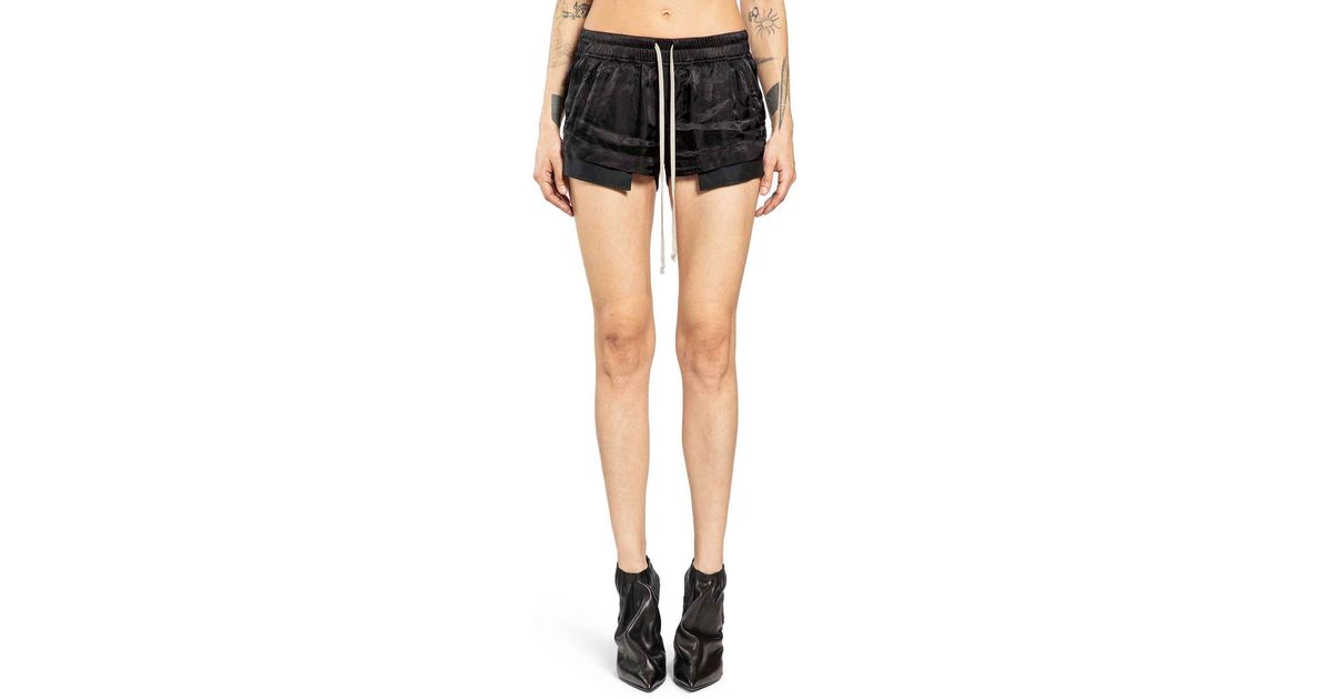 Rick Owens Temple Fog Boxers in Black | Lyst UK