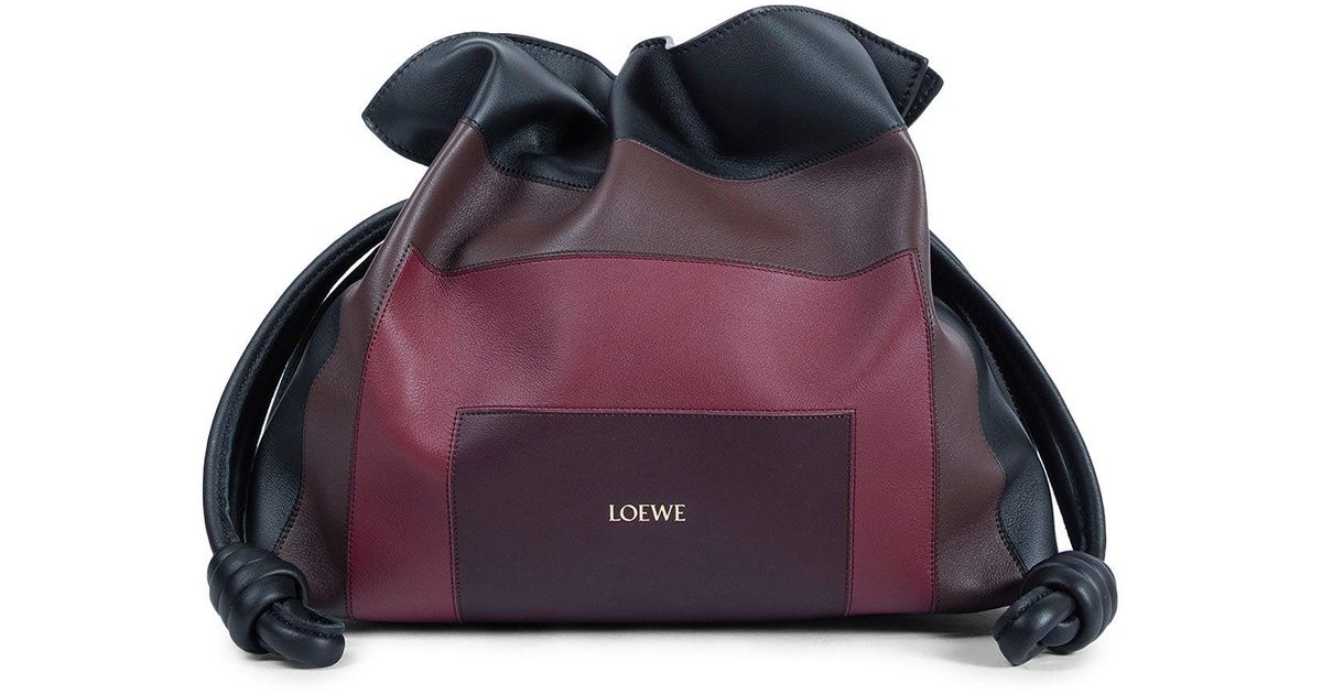 Loewe Albers Collaboration Medium Flamenco Clutch in Purple | Lyst UK