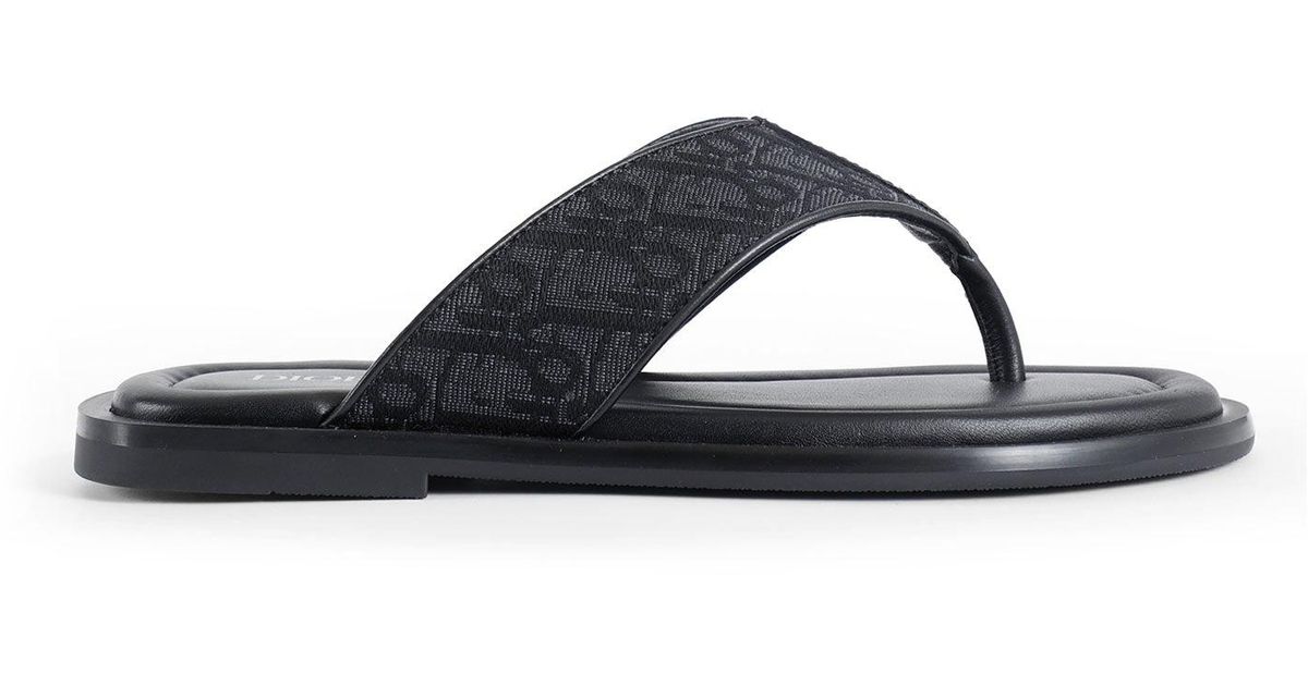 Dior Sandals & Slides in Black for Men | Lyst