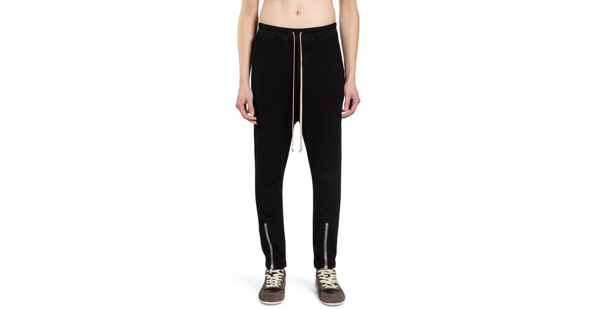 Rick Owens Temple Tectual Track Pants in Black for Men | Lyst UK