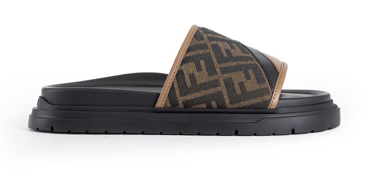 Fendi Sandals & Slides in Brown for Men | Lyst