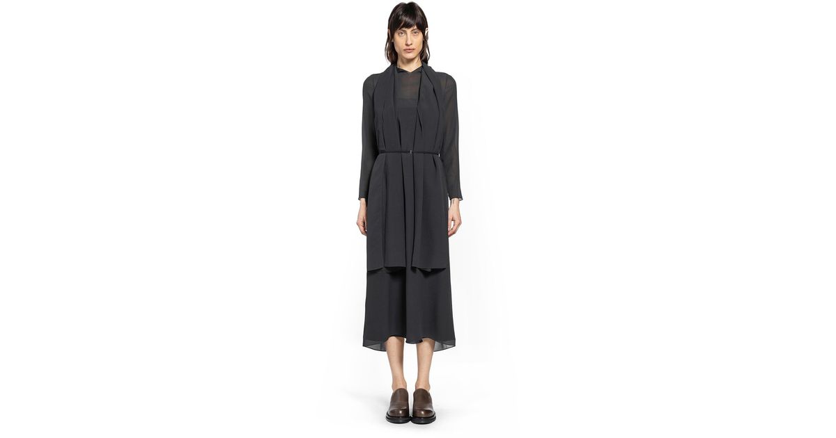 The Row Amede Dress in Black | Lyst