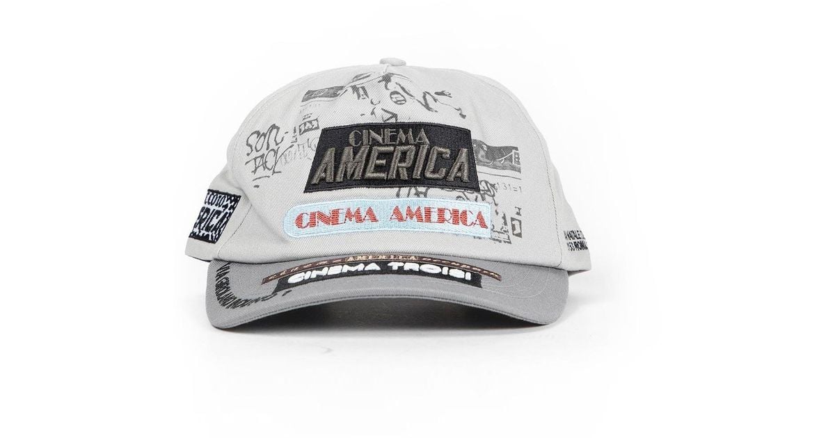 Paly Hollywood Cinema Troisi 5-Panel Cap in White for Men | Lyst UK