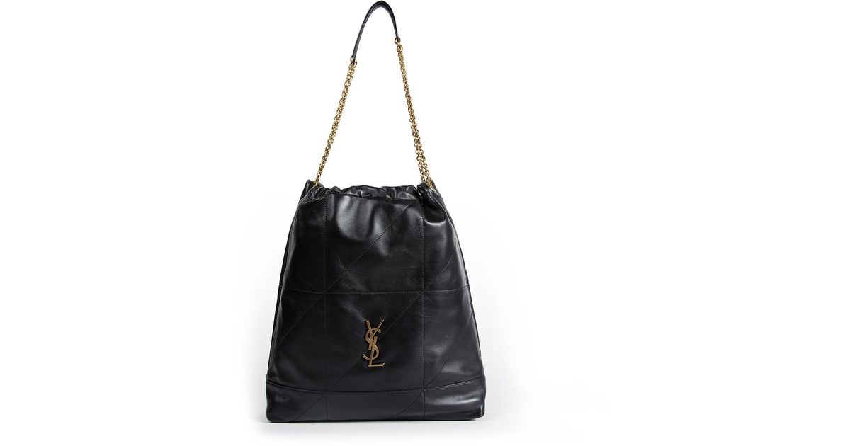 Saint Laurent Jamie Large Pochon in Black | Lyst UK