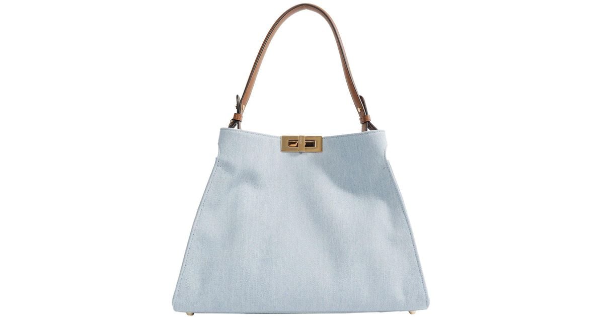 Fendi Way Medium Bag in Blue | Lyst UK