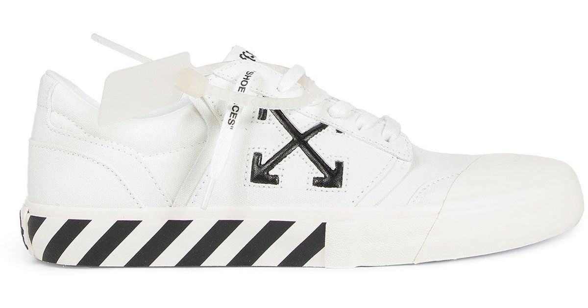 Off-White c/o Virgil Abloh Vulc Undercut Sneakers in White for Men | Lyst