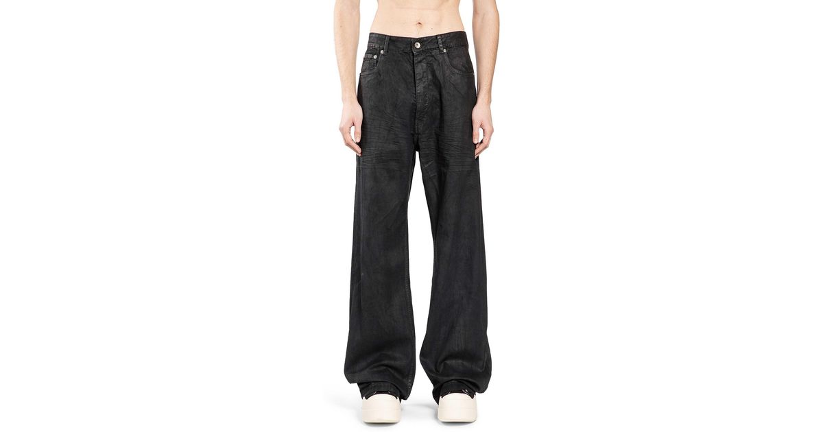 Rick Owens Temple Geth Jeans in Black for Men | Lyst UK