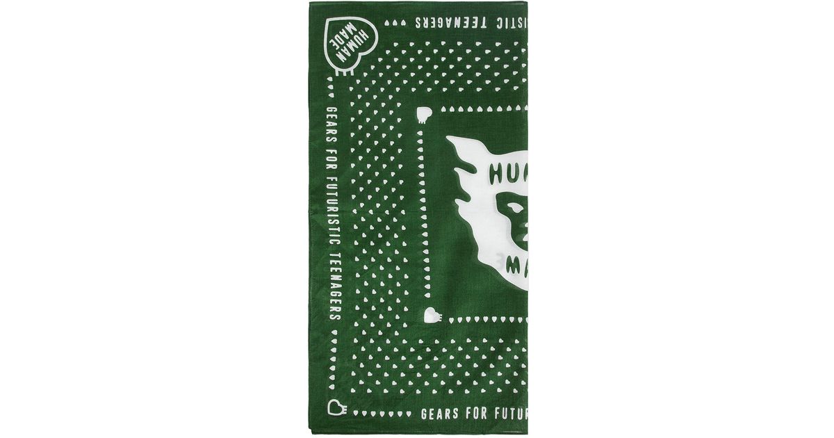 Human Made Bandana in Green for Men | Lyst UK