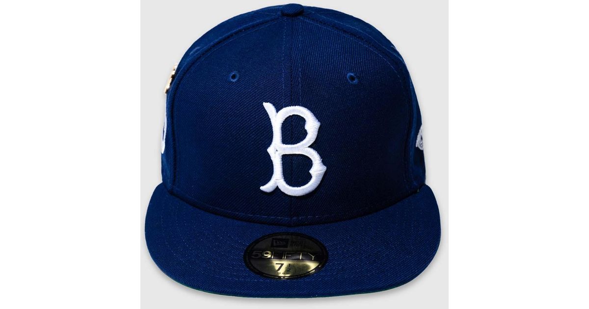 KTZ Wool Brooklyn Dodgers Fitted Cap in Blue for Men | Lyst UK