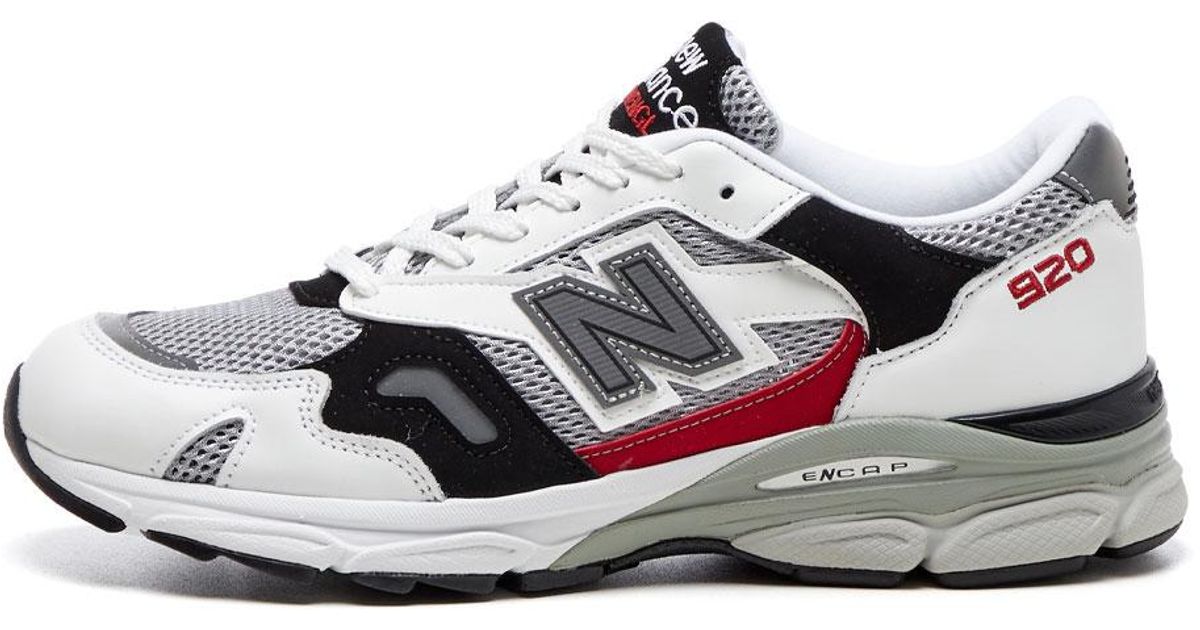 New Balance Leather 920 Trainers Miuk in White for Men | Lyst UK