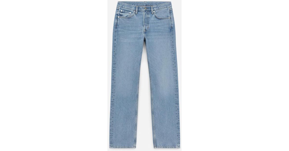 ARKET Snow Straight Jeans in Blue | Lyst UK