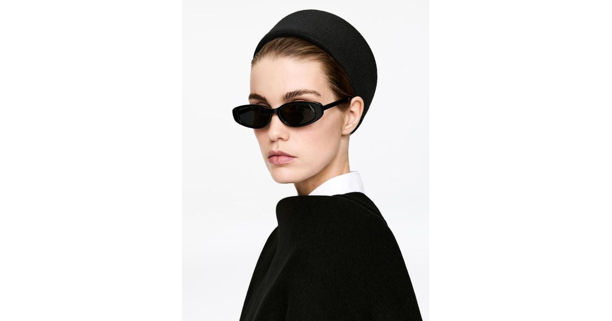 ARKET Boiled Wool Hat in Black | Lyst UK