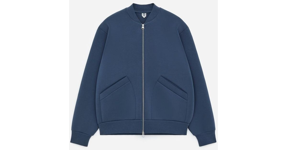ARKET Scuba Zip Jacket in Blue for Men | Lyst UK