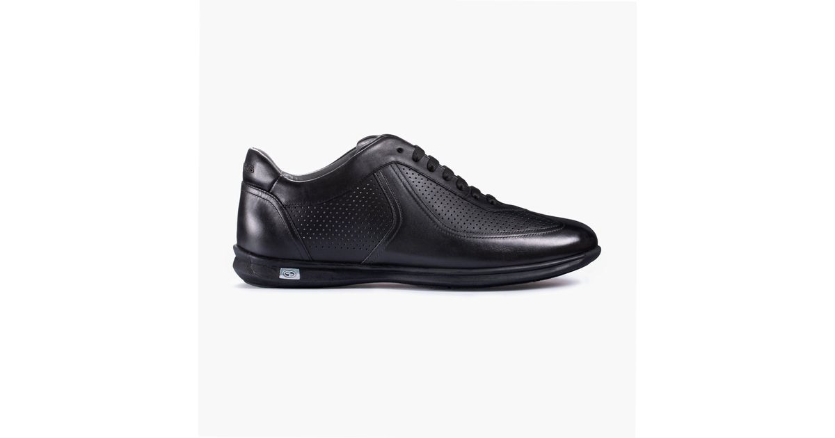 Armos Perforated Sneaker in Black for Men | Lyst