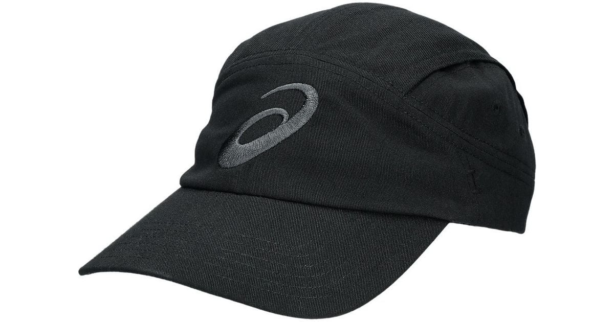 Asics Logo Cap in Black for Men | Lyst UK