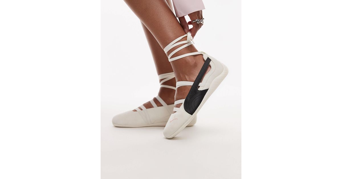 PUMA Rosé Collection Speedcat Ballet Flats in Natural | Lyst