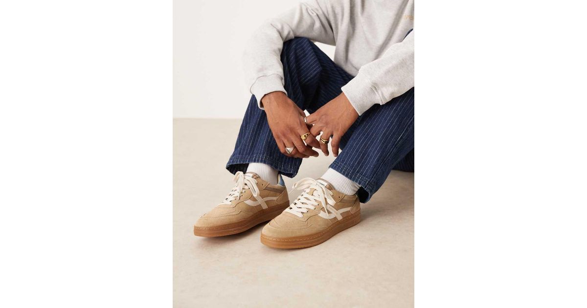 Pompeii UK Pompeii Elan Pippa Suede Lace Up Sneakers in Blue for Men ...