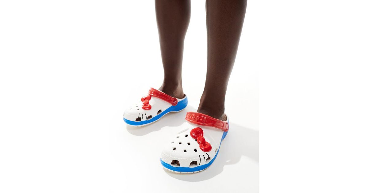 Crocs™ Unisex Hello Kitty Iam Classic Clogs in White | Lyst UK