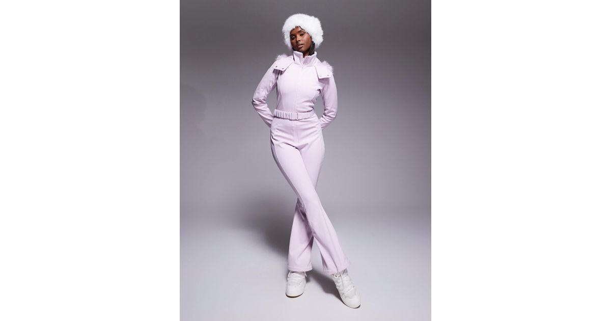 ASOS 4505 Ski & Snow Asos 4505 Ski Soft Shell Belted Ski Suit With Slim ...