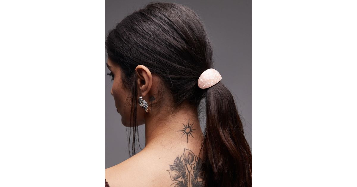 ASOS Pack Of 2 Resin And Silver Hair Cuffs | Lyst