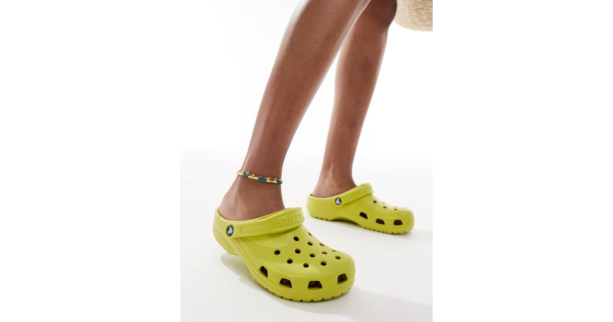 Crocs™ Classic Clogs in Yellow | Lyst