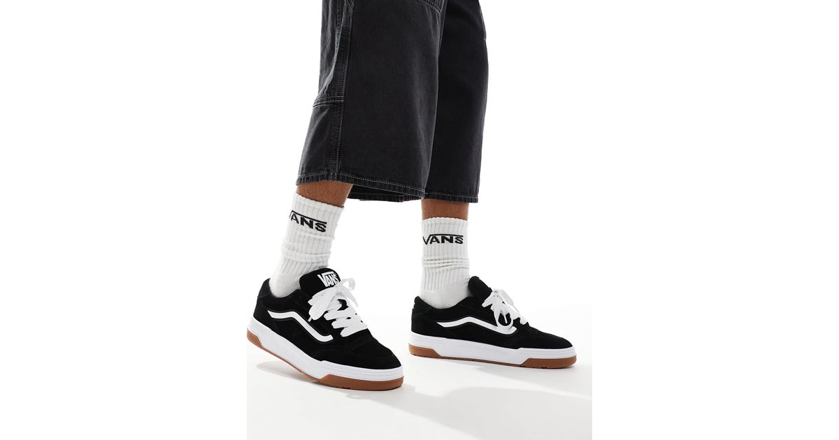 Vans Speed Sneakers With White Details in Black for Men | Lyst