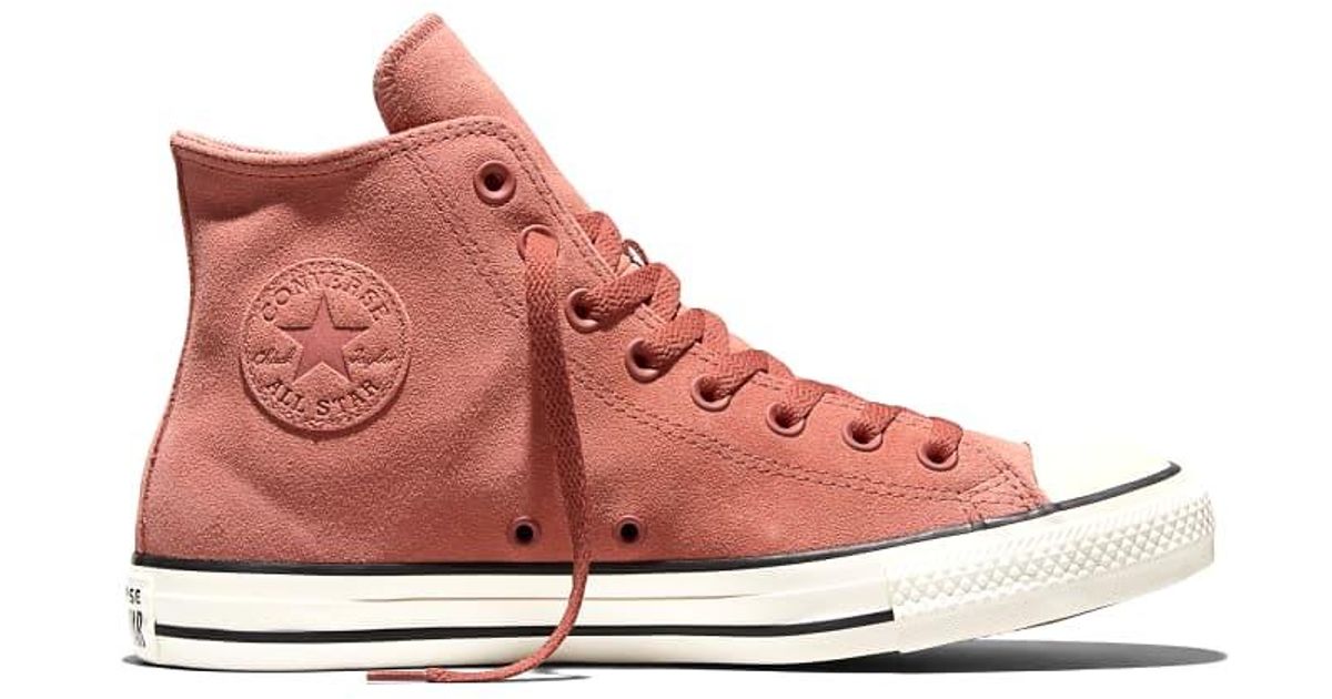 Converse Chuck Taylor All Star Suede in Pink | Lyst UK