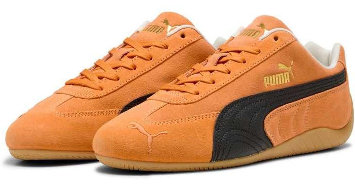 PUMA Speedcat Trainers in Orange | Lyst UK