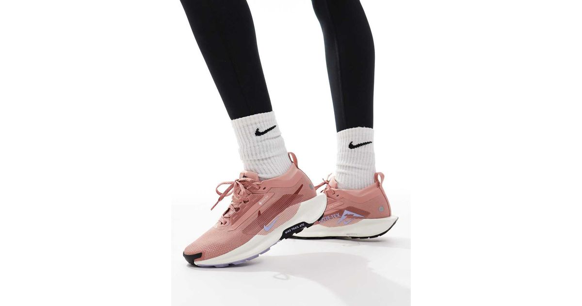 Nike React X Pegasus Trail 5 Gore-tex Trainers in Black | Lyst UK