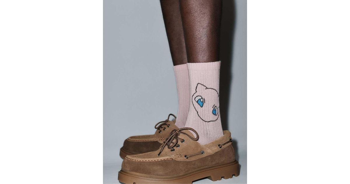 Pull&Bear Pokémon Mew Socks in Brown for Men | Lyst UK