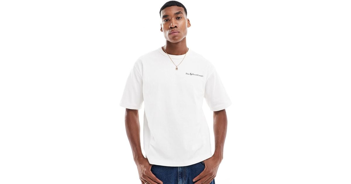 Polo Ralph Lauren Script Logo Heavyweight T-shirt Classic Oversized Fit ...