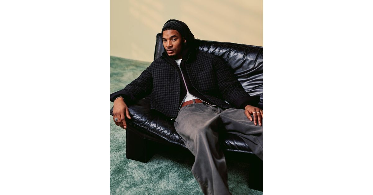 ASOS Boxy Wool Blend Overshirt With Cord Collar in Blue for Men | Lyst