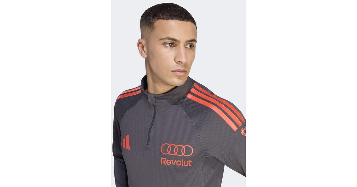 adidas Originals Audi Formula One Team Mechanics 1/4 Zip Jacket in Blue ...