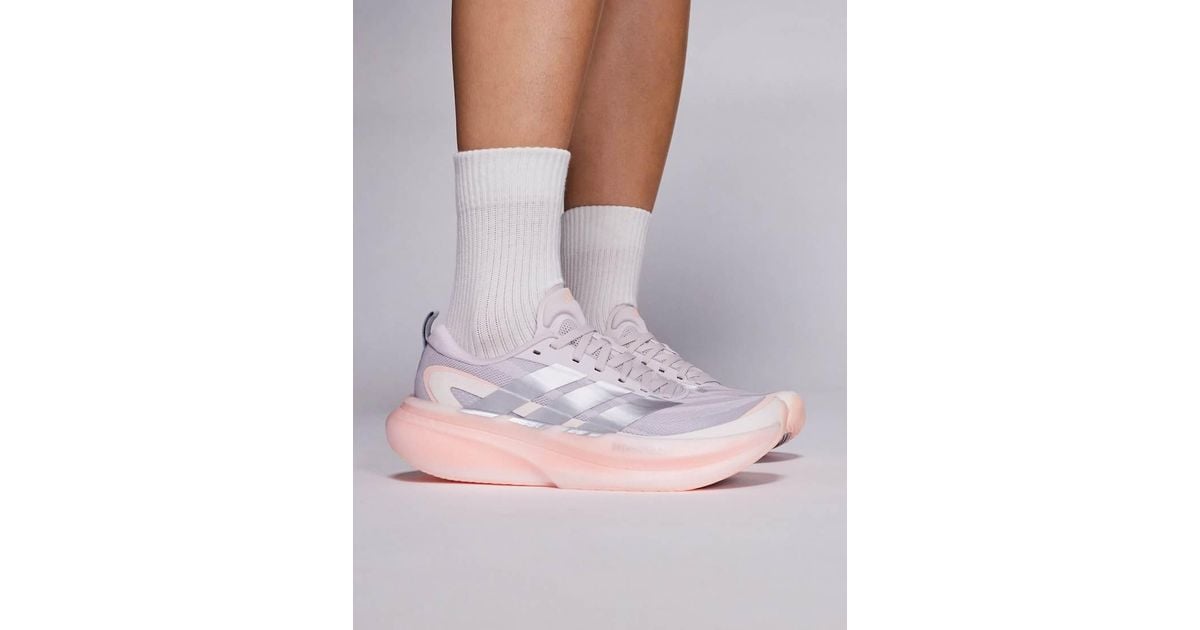 adidas Originals Adidas Running Supernova Glide Trainers in Grey | Lyst UK