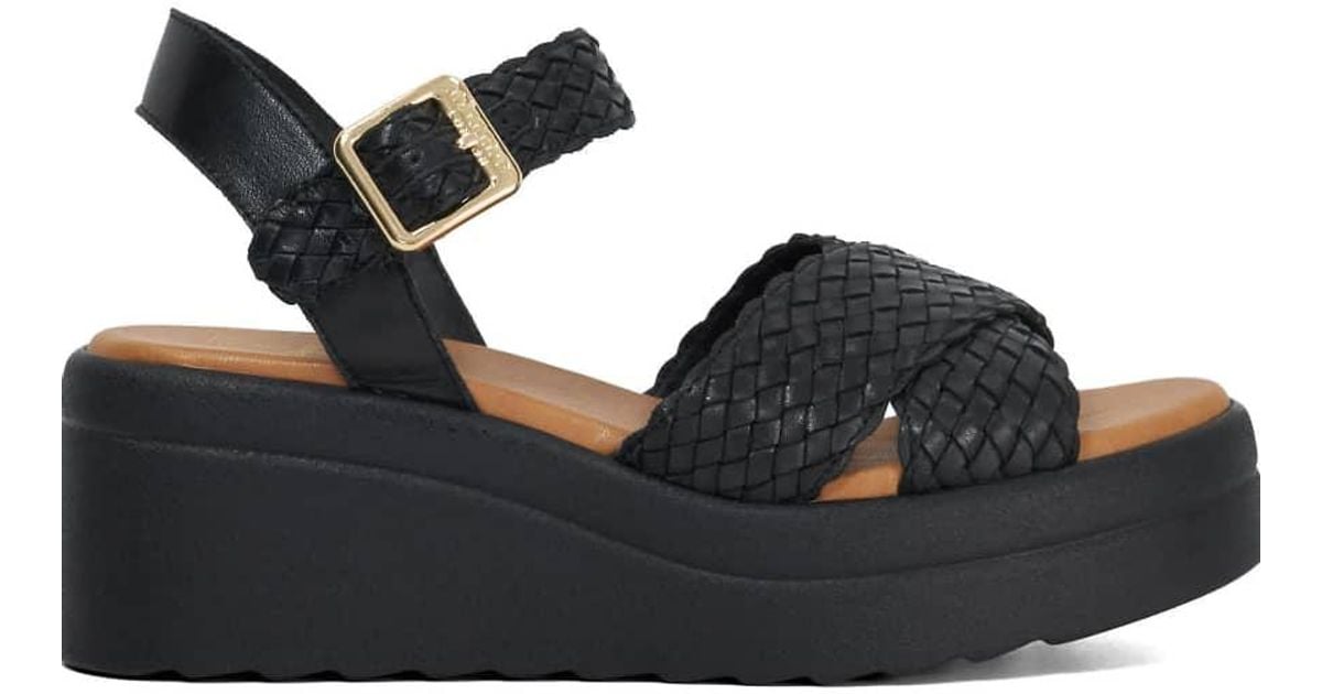 Dune Kinleys Wedges in Black | Lyst UK
